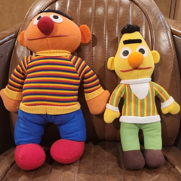 Sesame Street | Toys | Vintage Sesame Street Bundle Of Bert Ernie Dolls ...
